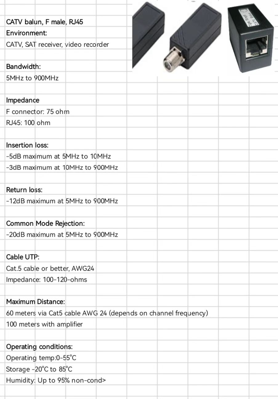 CATV转RJ45设备-物联网求购信息频道-AIoT库
